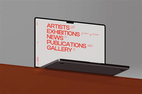 Macbook 16 Pro On Glass Panel Front View Mockup Store Creatoom