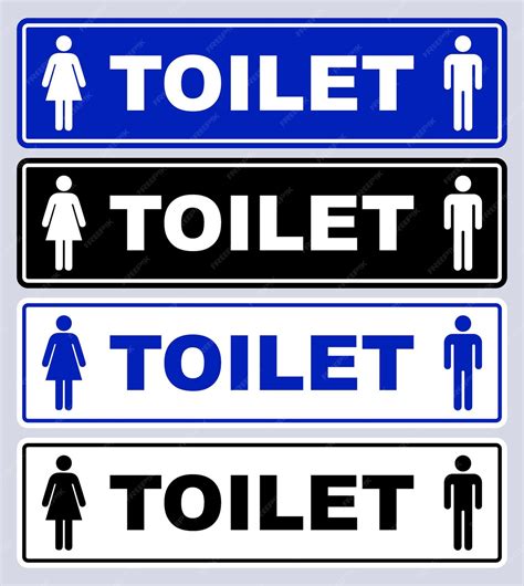 Знак туалета для печати общественные вывески туалет туалет простой минималистский дизайн силуэта