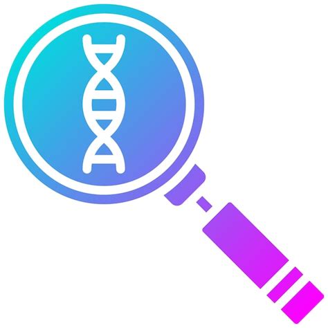 Premium Vector Dna Search Vector Illustration Style