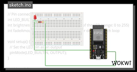 Fade Wokwi Esp32 Stm32 Arduino Simulator