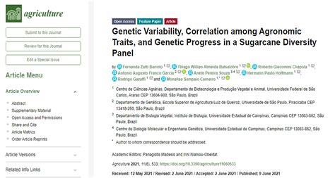 Genetic Variability Correlation Among Agronomic Traitsand Genetic