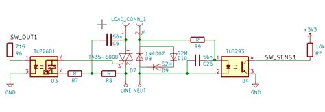Opto Isolator Swap Main Terminals Of Zero Crossing Triac Electrical Engineering Stack Exchange