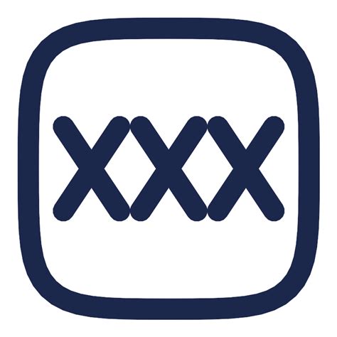 Xxx Vector SVG Icon SVG Repo