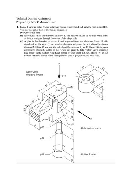 technical drawing assignment pdf