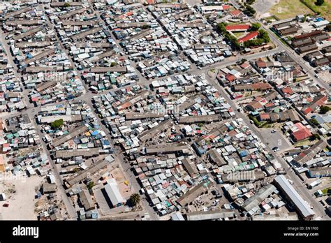 Aerial View Of Housing And The Township Suburb Of Langa In The Cape