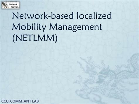 Ppt Network Based Localized Mobility Management Netlmm Powerpoint