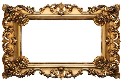 Premium Photo Baroque Frame Oval And Rectangle Frame