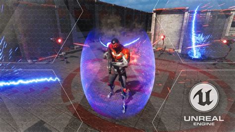 ue5 sci fi vfx series part 3 energy shield and grenade vfx by jesse