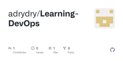 GitHub Adrydry Learning DevOps