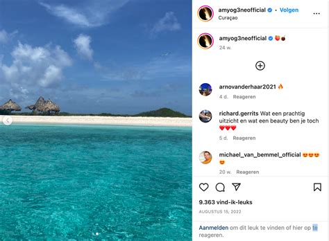 Og Ne Zangeres Amy Vol Steekt Instagram In Brand Met Hete Mini Bikinifoto Dagelijkse Nl