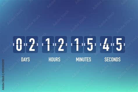 Ui App Digital Count Down Circle Board Meter With Circle Time Pie