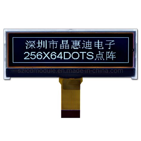 3 2 Inch 25664 St75256 Mono Fstn Negative Cog Graphic Lcd Module Factory Lcd Module And Cog