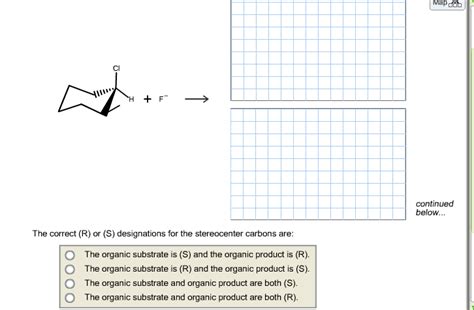 The Correct R Or S Designations For The Chegg Com