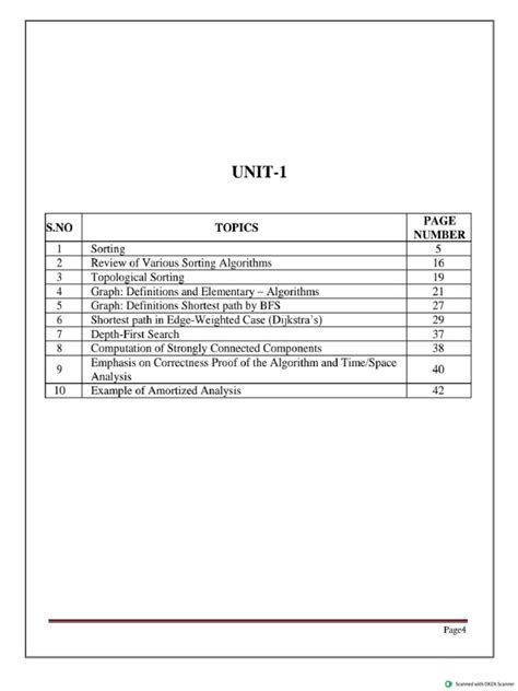 Advance Algorithms Pdf