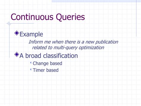 Ppt Niagaracq Scalable Continuous Query System For Internet Databases Powerpoint Presentation