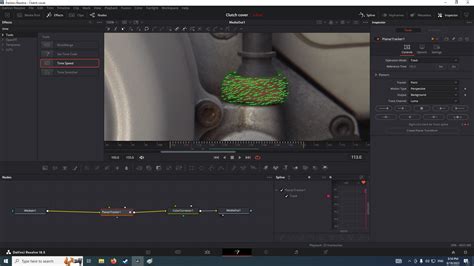 planar tracker and color correction r davinciresolve