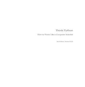 Think Python Nd Edition