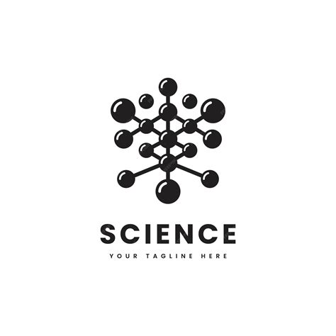 Premium Vector Science Logo Vector Silhouette Illustration Of Intelligence In Minimalist Style
