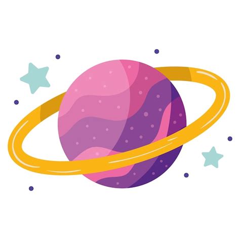 Free Vector Space Planet Cosmos Icon
