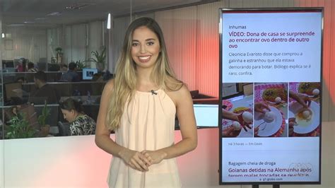 Vídeo G1 Em 1 Minuto Goiás Dona De Casa Encontra Ovo Dentro De
