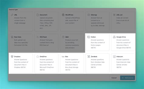 New IFrame Widget Embed And Cloud Source Types DocsBot AI