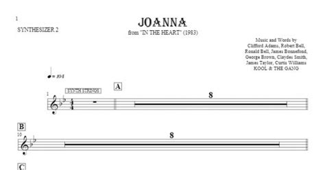 joanna notes for synthesizer synth strings playyournotes