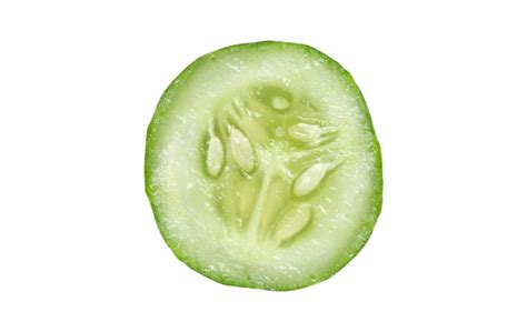 Premium Photo Cucumber Slice Isolated