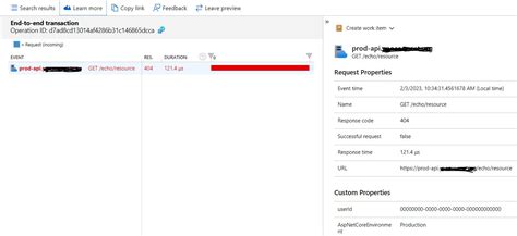 Azure Application Insights What Is Baseuri Echoresource Api