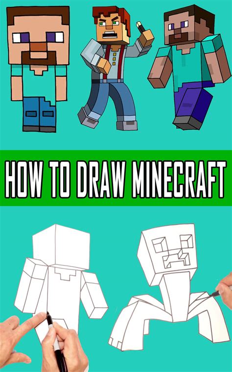 How To Draw A Minecraft Steve