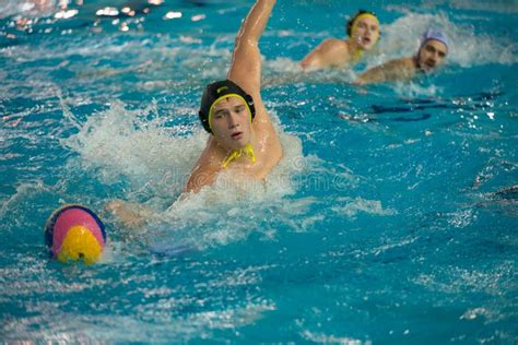 Players In Action At A Water Polo Editorial Photo Image Of Active