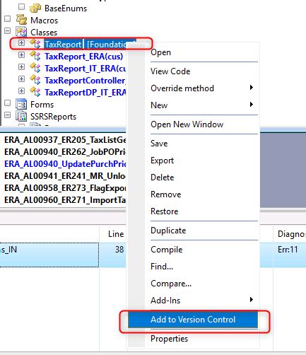 AX D365FO How To Solve Error Classes Cant Be Added To Version Control As It Does Not