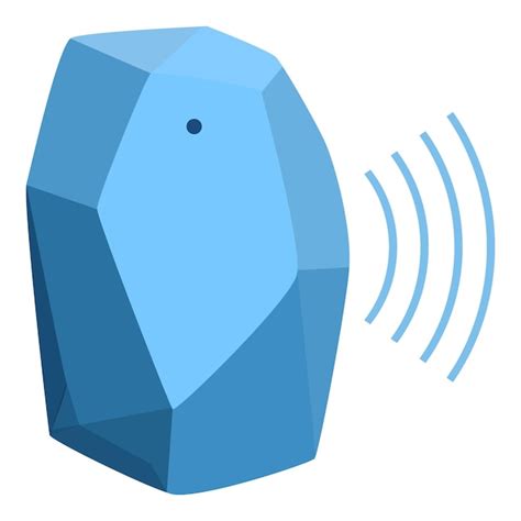 Premium Vector Bluetooth Tracker Sending Signal For Easy Finding Of Belongings