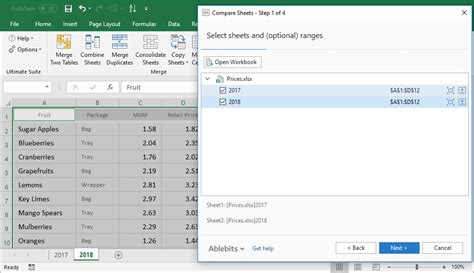 File Compare Tool For Excel Compare Two Sheets And Highlight Differences