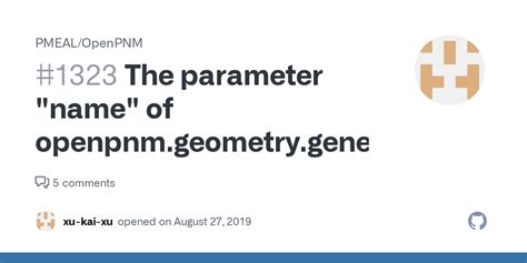 the parameter name of openpnm geometry genericgeometry · issue 1323