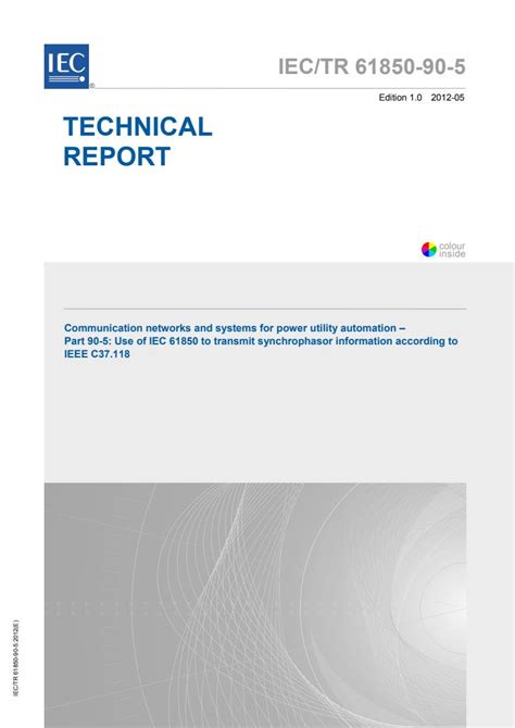 Iec Tr 61850 90 5 2012 Communication Networks And Systems For Power Utility Automation Part
