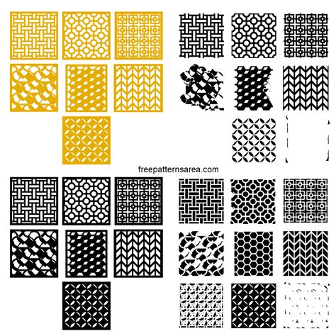 Square Geometric Patterns
