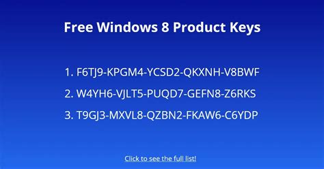30 Free Windows 8 And 81 Product Keys Followchain