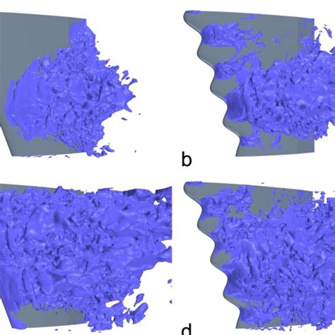 Isosurface Visualisation Of Flow Separation Behind Rudder Models At α