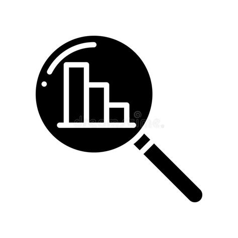 Data Analysis Icon Vector Set Profit Graph Illustration Sign