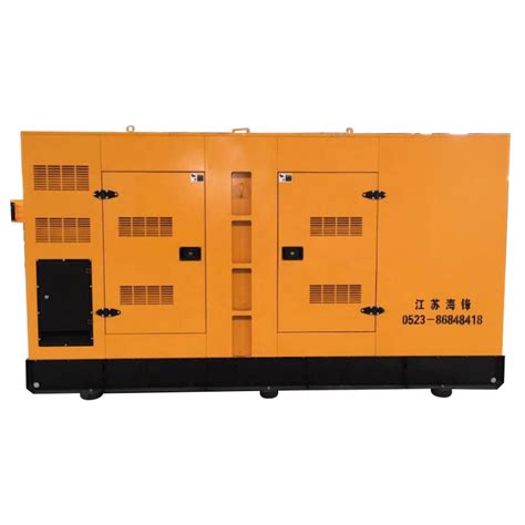 Super Silent Diesel Engine Generator 550kw Electric Generator Enclosed
