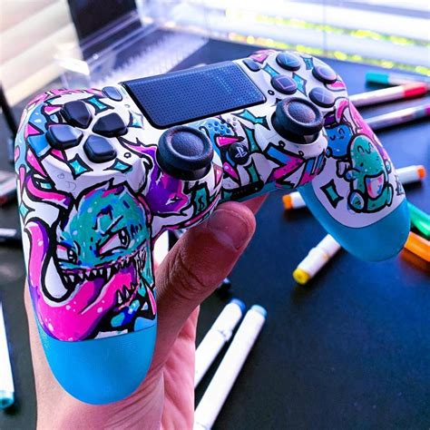 Custom Ps5 Controller Using Posca Markers Shorts Artofit
