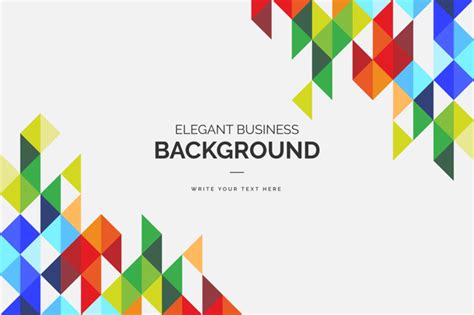 Free Colorful Triangle Background Free Vector Nohat Cc