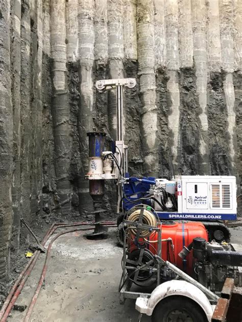 Soldier Piles And Palisade Walls Commercial Spiral Drillers