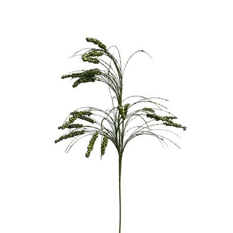 Wild Glitter Berry Grass Spray 33” Green Ks David Christophers