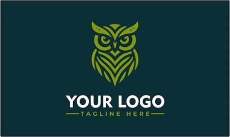 Vector De Logotipo De Búho Vector Minimalis Logotipo De Buho Para El Negocio De Marca Vector