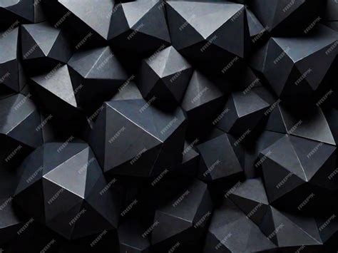 Premium Photo Abstract Dark Geometric Background Shapes Or Texture