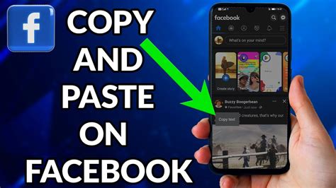 How To Copy And Paste On Facebook Using Android Phone - YouTube