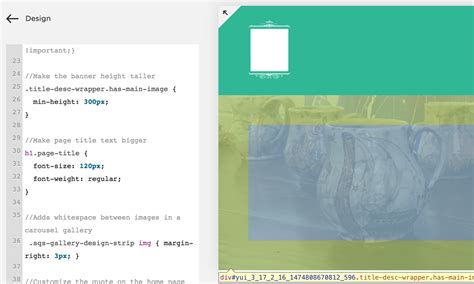 adjusting the banner image height on squarespace — casey h