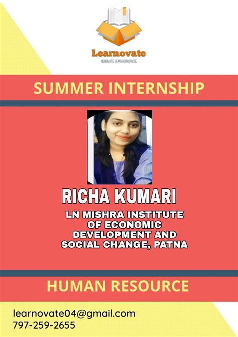 Richa Kumari On Linkedin Learnovateecommerce Interships