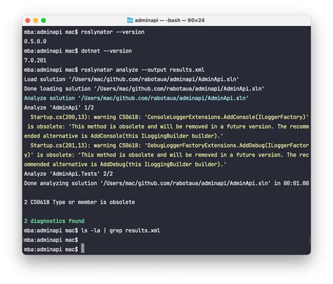 Roslynator Cli Argument O Output Doesnt Work · Issue 897